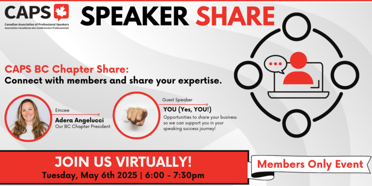 CAPS BC Speaker Share (Members Only Virtual Event) - Canadian ...